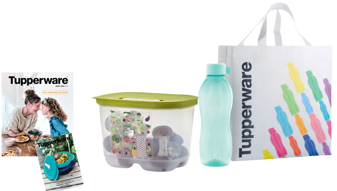 Tupperware gudrie trauki