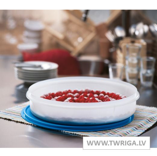 Apaļš trauks pīrāgiem - Tupperware gudrie trauki